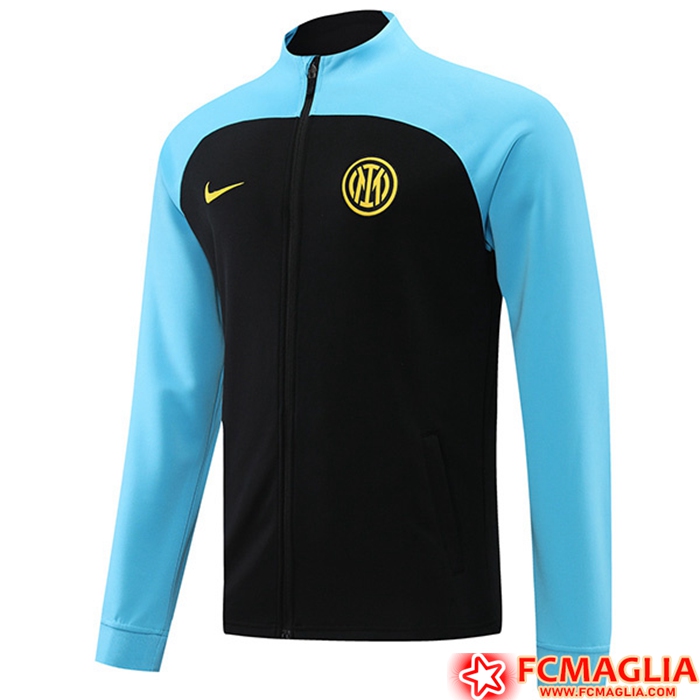 Nuove Giacca Calcio Inter Milan Nero/Blu 2022/2023 A Poco Prezzo