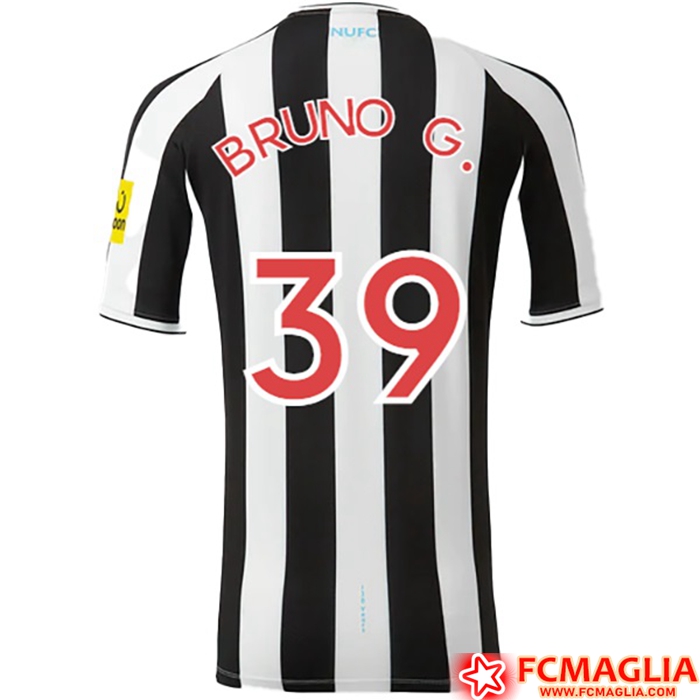 Numeri Maglie Calcio Newcastle United (BRUNO G. #39) 2022/2023 Prima ...
