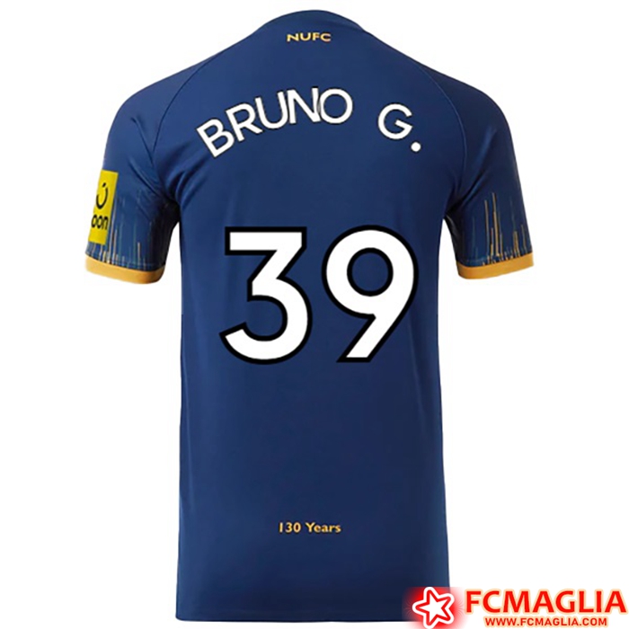 Numeri Maglie Calcio Newcastle United (BRUNO G. #39) 2022/2023 Terza ...