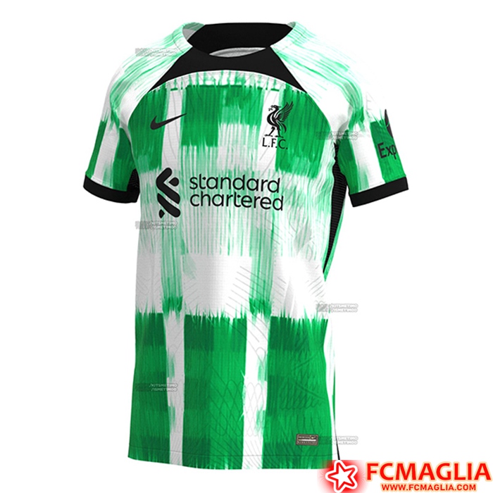 Nuova Maglie Calcio Liverpool Seconda Leaked Version 2023/2024 Basso Prezzo