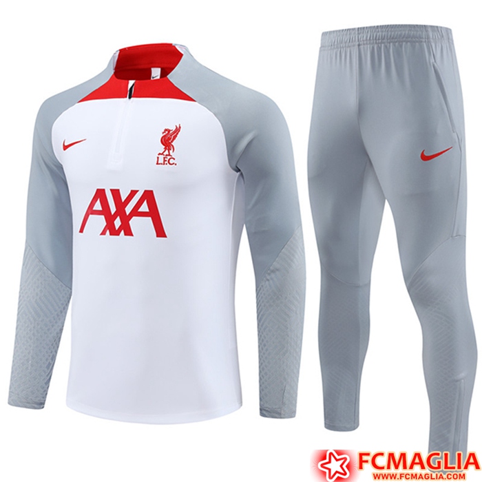 Le Nuove Insieme Tuta Calcio FC Liverpool Bianco 2023/2024 Prezzo