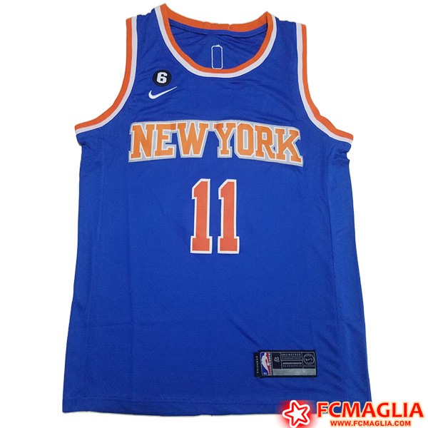 Numeri Maglia New York Knicks (MarroneSON #11) 2023/24 Blu -02 Poco Prezzo