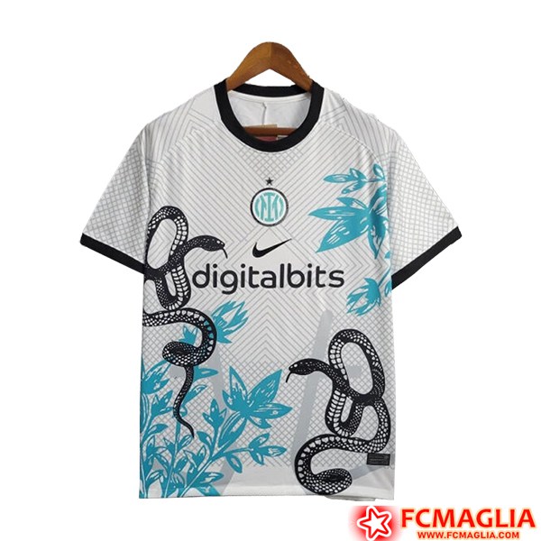 Numeri Maglie Calcio Inter Milan Special Edition Bianco 2024/2025 Poco ...